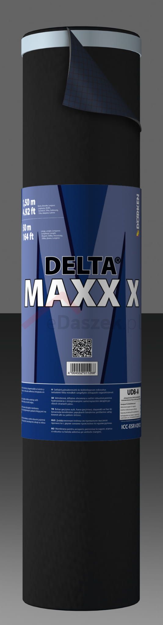 Membrana dachowa Maxx X (z dwoma paskami klejącymi) Dorken delta ...
